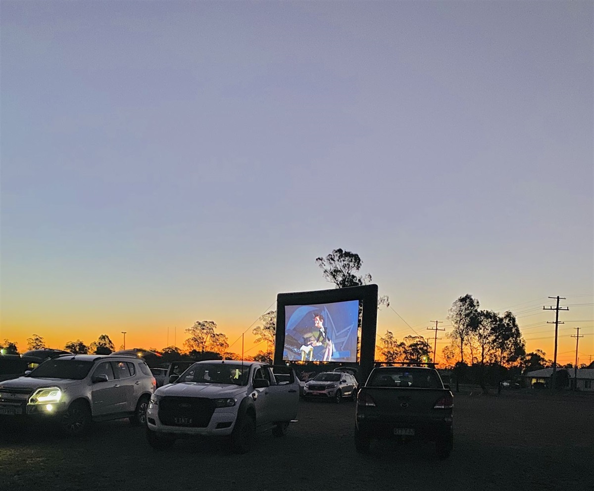 Enjoy an old-fashioned drive-in movie this winter on the Western Downs ...