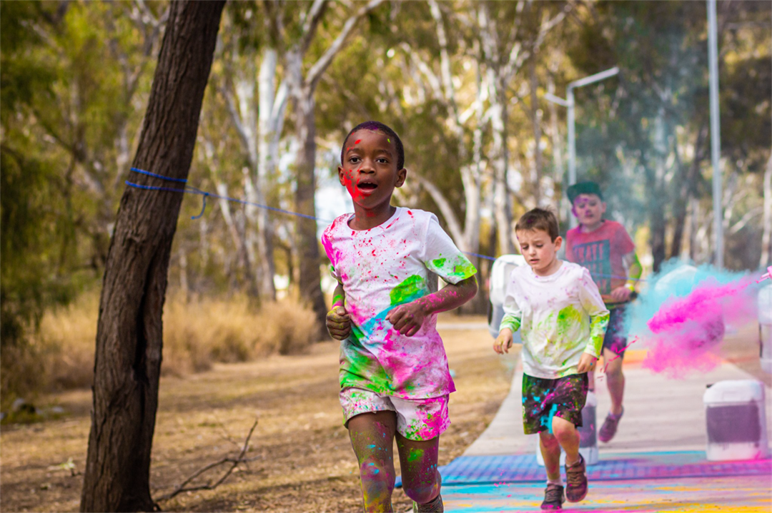Community Fun Day Colour Run Western Downs Regional Council